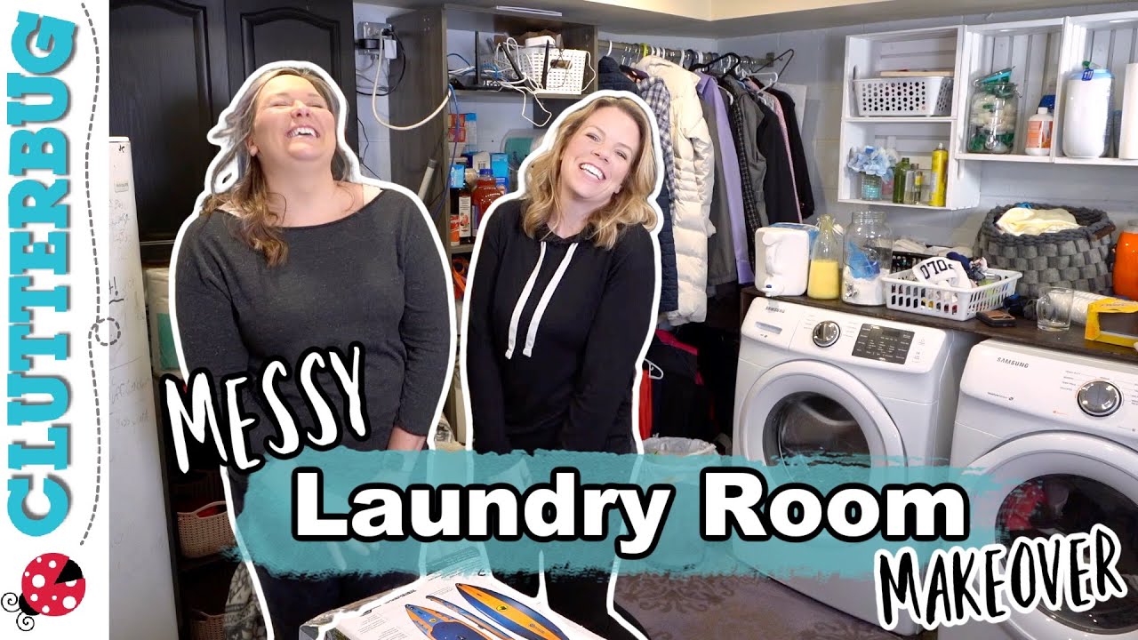 Laundry Room Makeover - Clutterbug